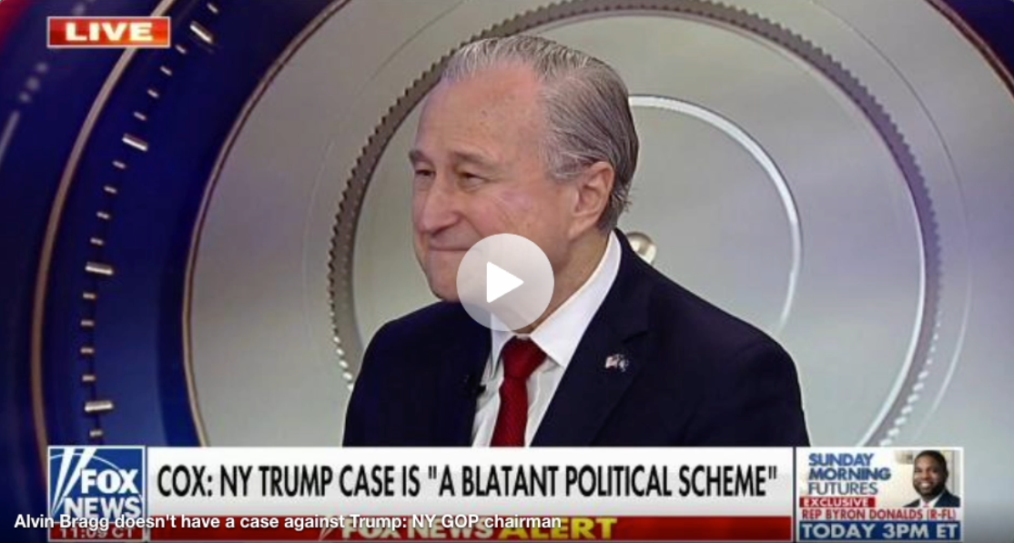 Chairman Cox Defends President Trump on Fox News - New York Republican ...